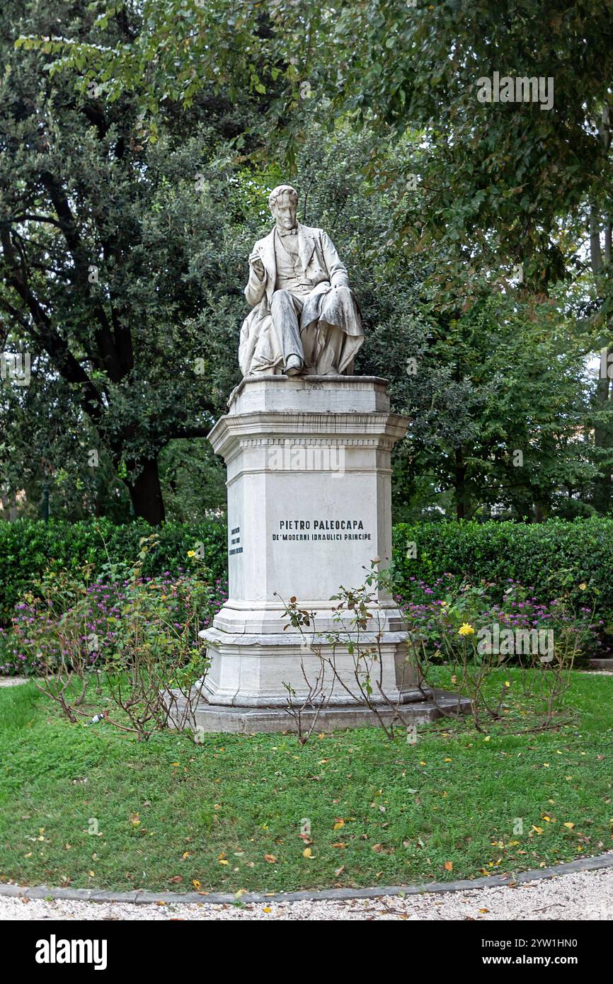 Venice, Italy - October 10, 2024: Statue of Pietro Paleocapa Italian ...