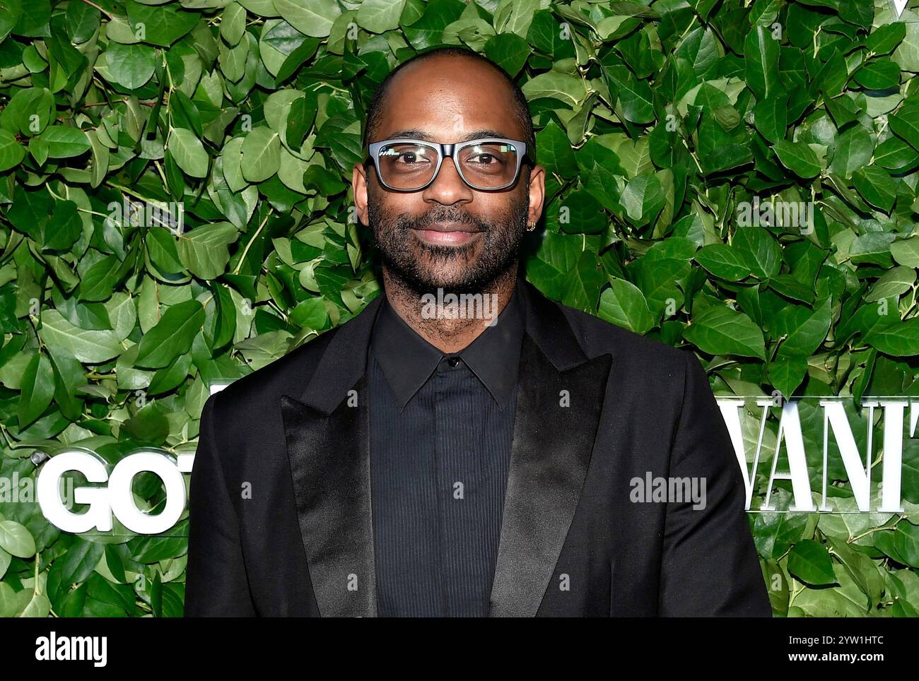 Filmmaker and photographer RaMell Ross poses in the winners room during ...