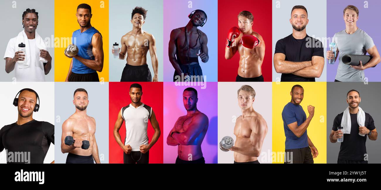 Strong physiques hi-res stock photography and images - Alamy