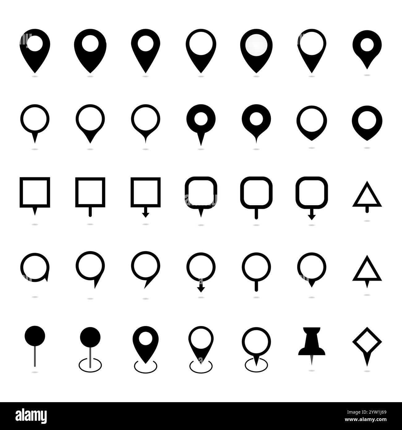Pushpin map Black and White Stock Photos & Images - Alamy