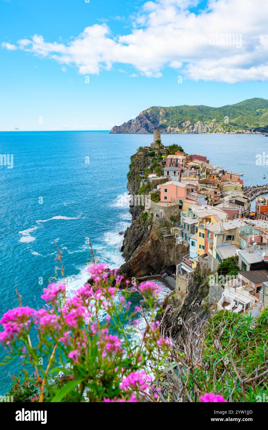 Experience the stunning shoreline of Cinque Terre, where colorful ...