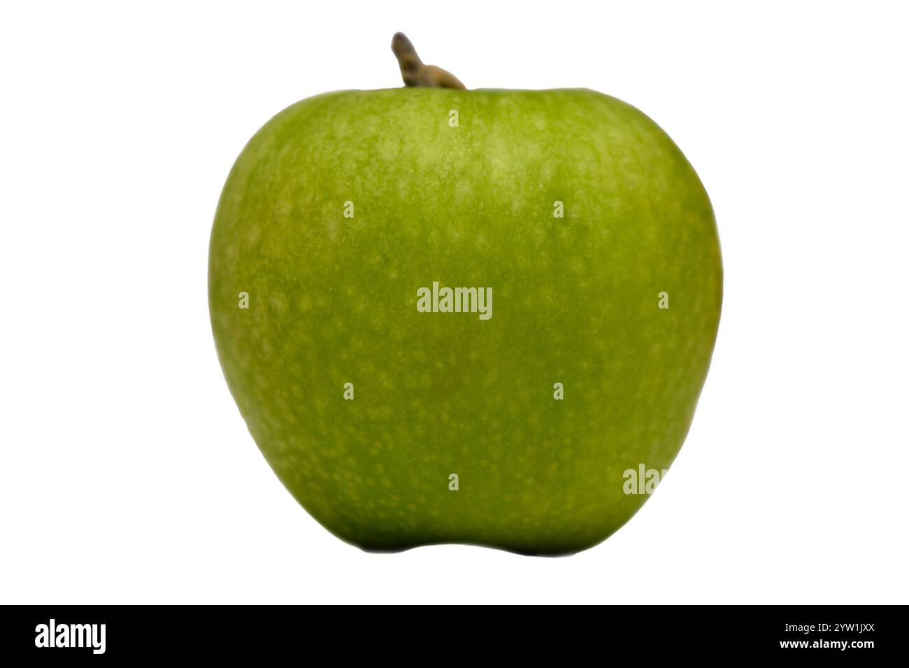 Juicy green apple stands out with its smooth skin, inviting taste, and ...