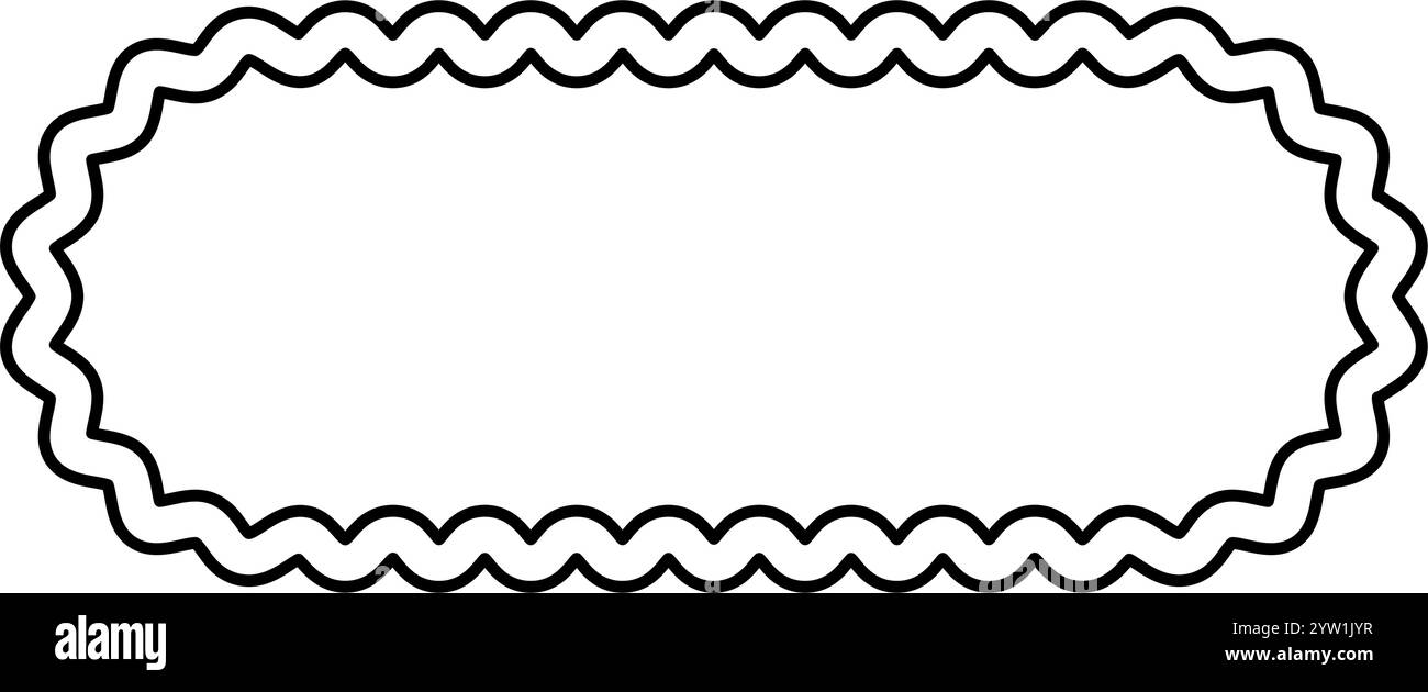 Black Rounded Edges Borders