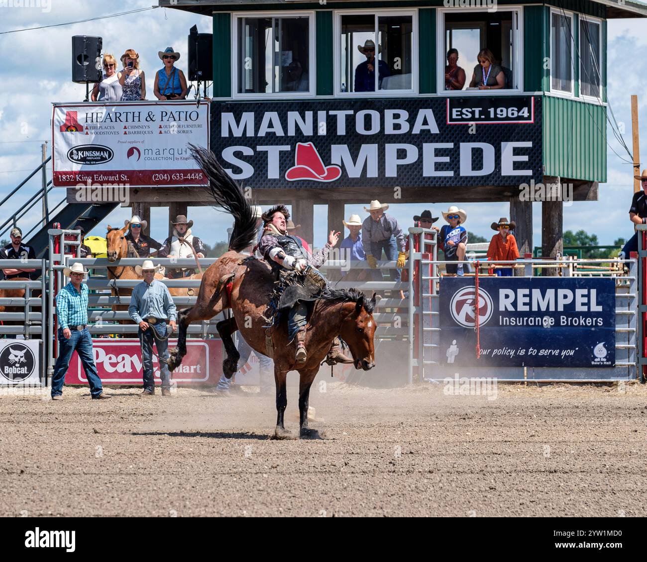 Bronco riding hi-res stock photography and images - Alamy