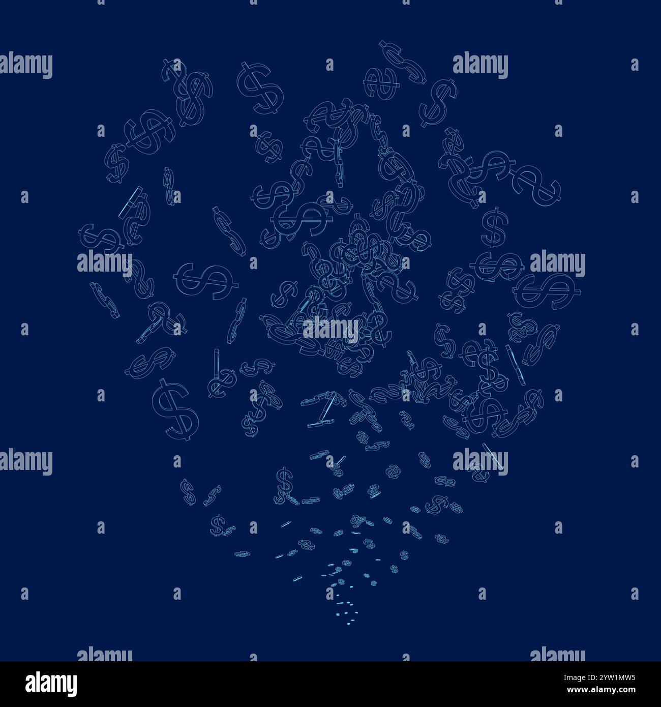 Multiple bank signs Stock Vector Images - Alamy