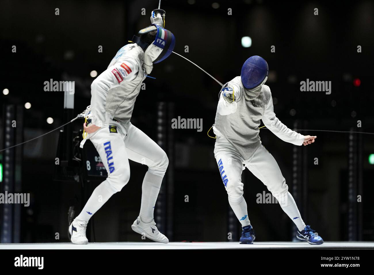 Takasaki Arena, Gunma, Japan. 7th Dec, 2024. (L-R) Macchi Filippo (ITA ...