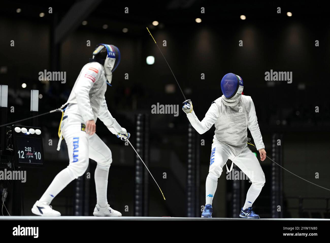 Takasaki Arena, Gunma, Japan. 7th Dec, 2024. (L-R) Macchi Filippo (ITA ...