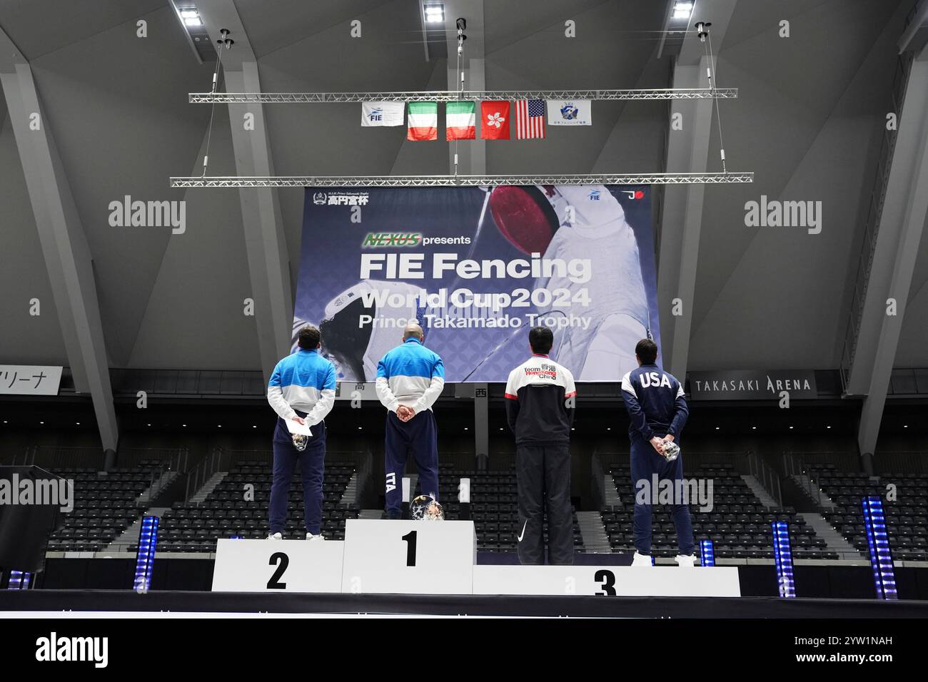 Takasaki Arena, Gunma, Japan. 7th Dec, 2024. (L-R) Macchi Filippo (ITA ...