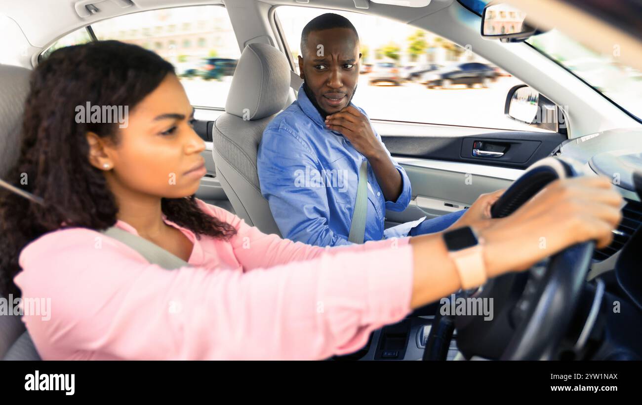 Car accident shocked black hi-res stock photography and images - Alamy