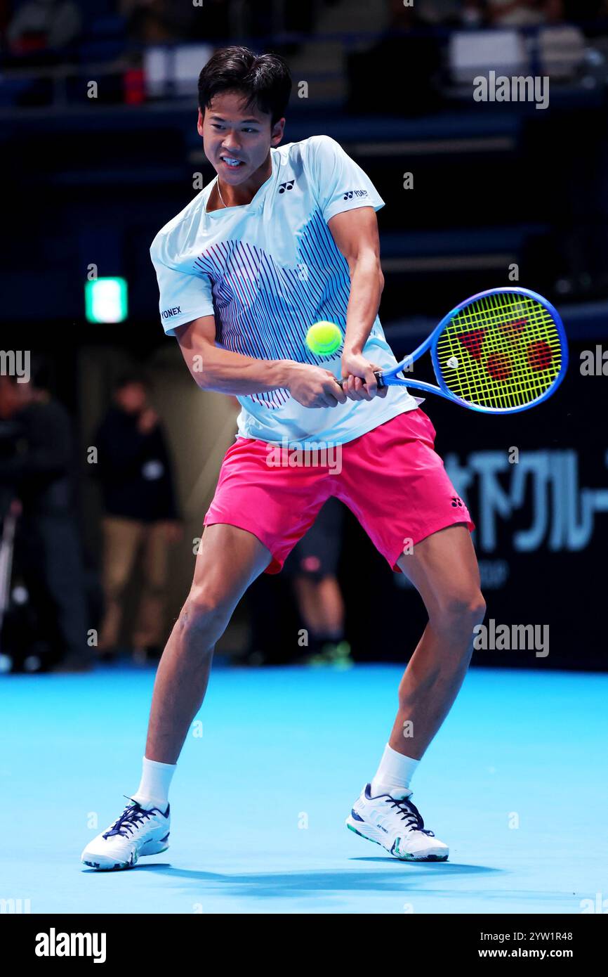 Ariake Coliseum, Tokyo, Japan. 8th Dec, 2024. Rei Sakamoto, DECEMBER 8, 2024 - Tennis ...