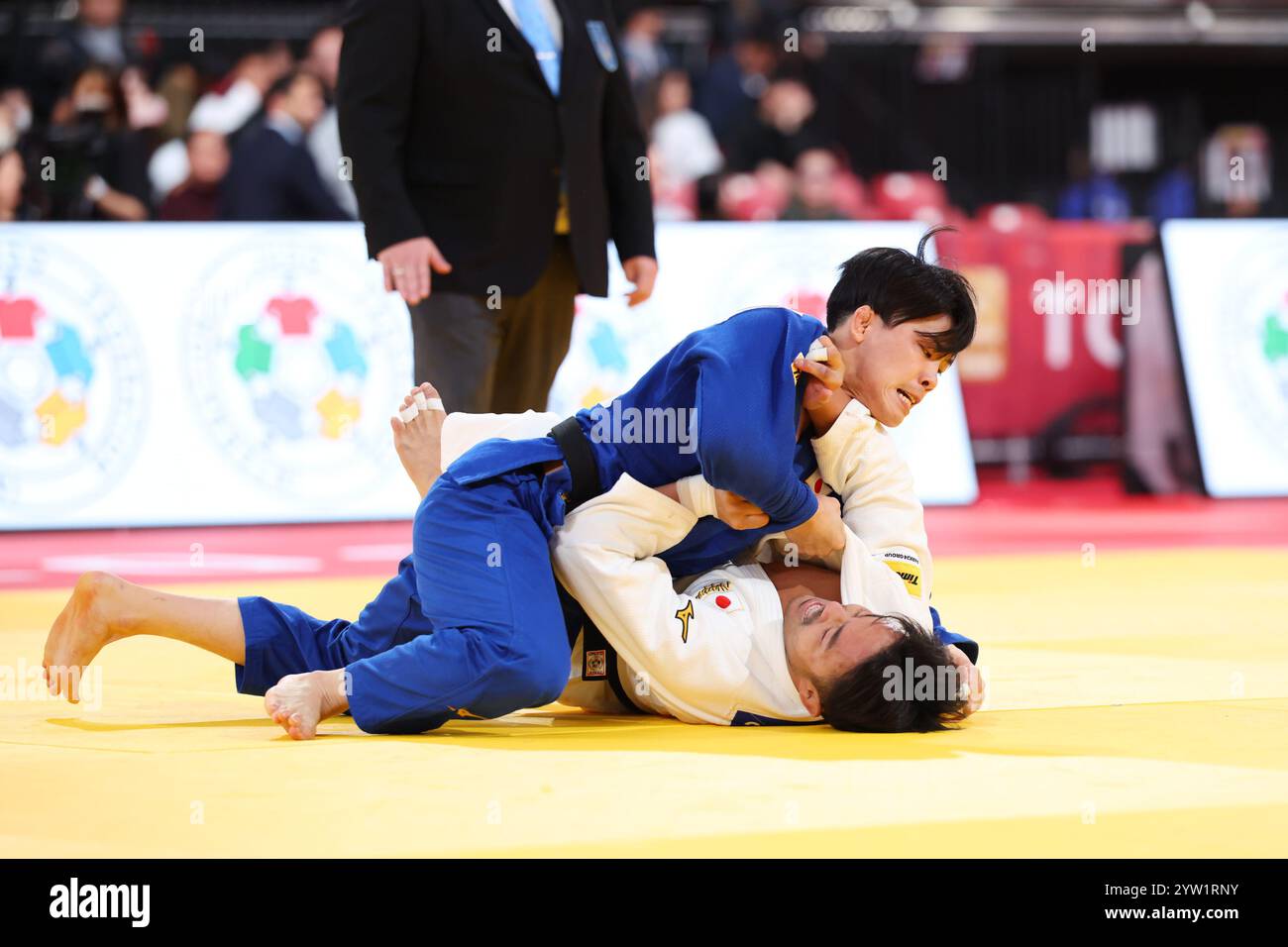Tokyo, Japan. 7th Dec, 2024. (L-R) Shusuke Uchimura, Soichi Hashimoto (JPN) Judo : IJF Grand ...