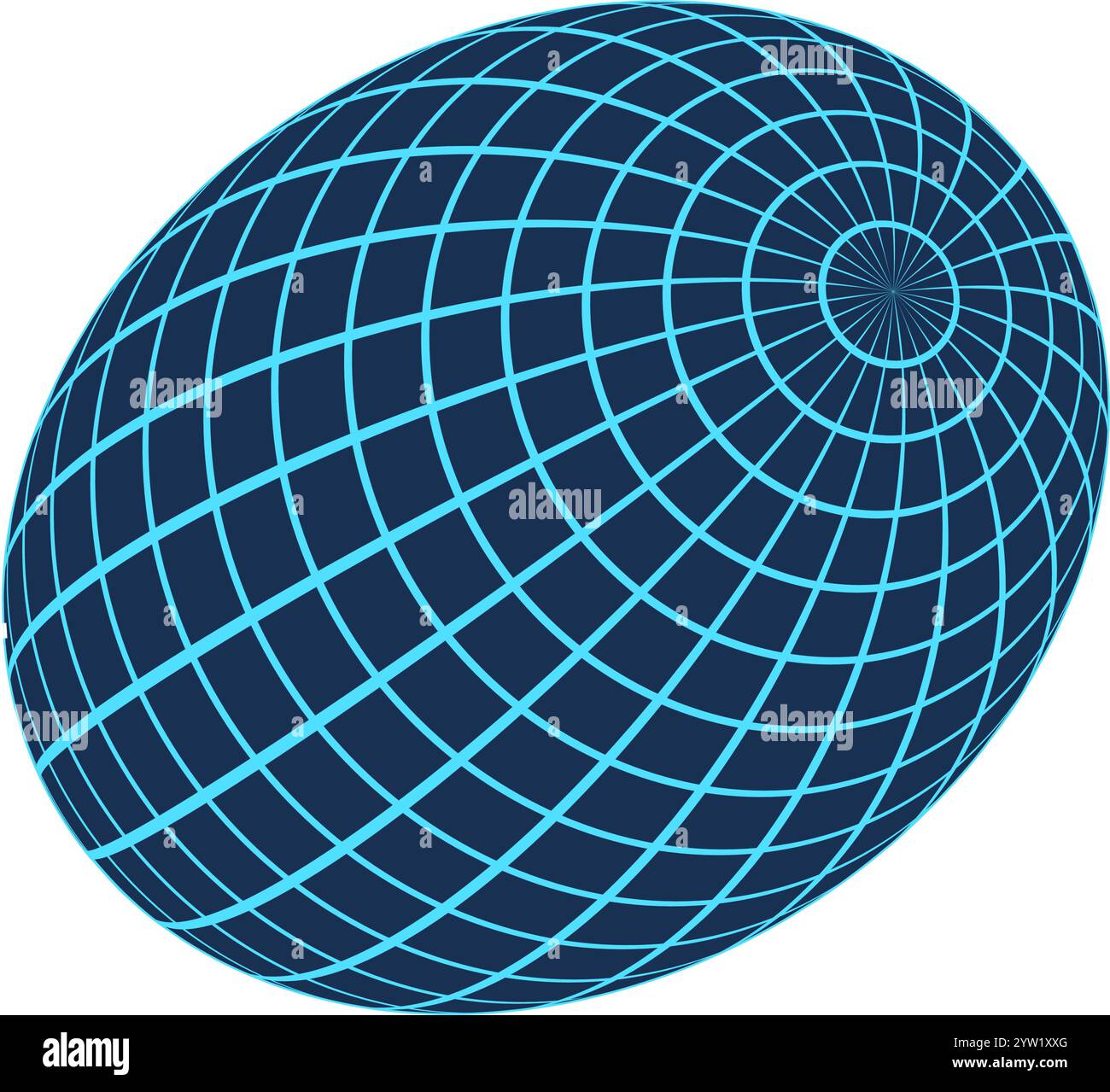 Y2k 3d Grid Pattern Sphere Stock Vector Image & Art - Alamy