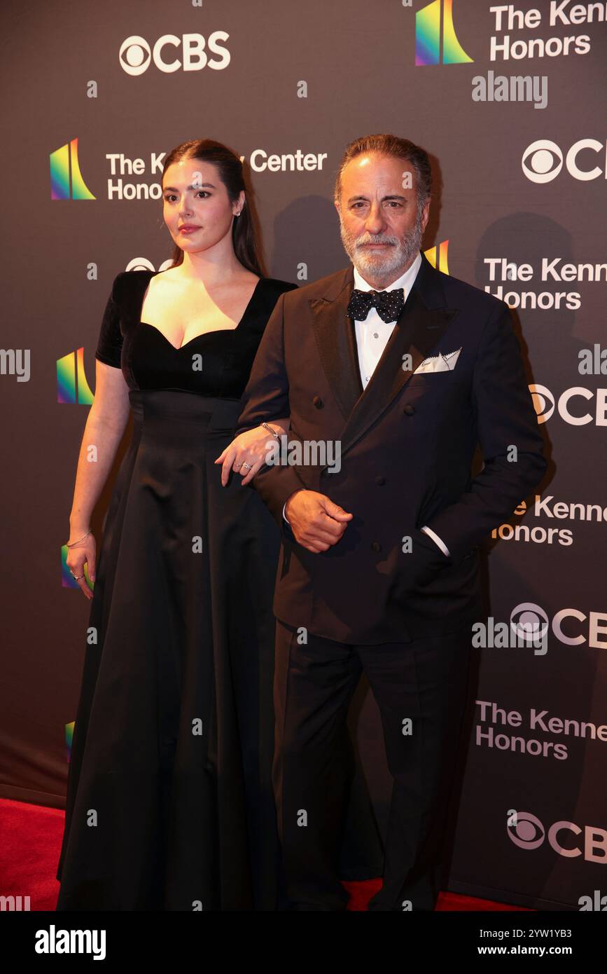 Washington, USA. 08th Dec, 2024. Actor Andy Garcia and daughter ...