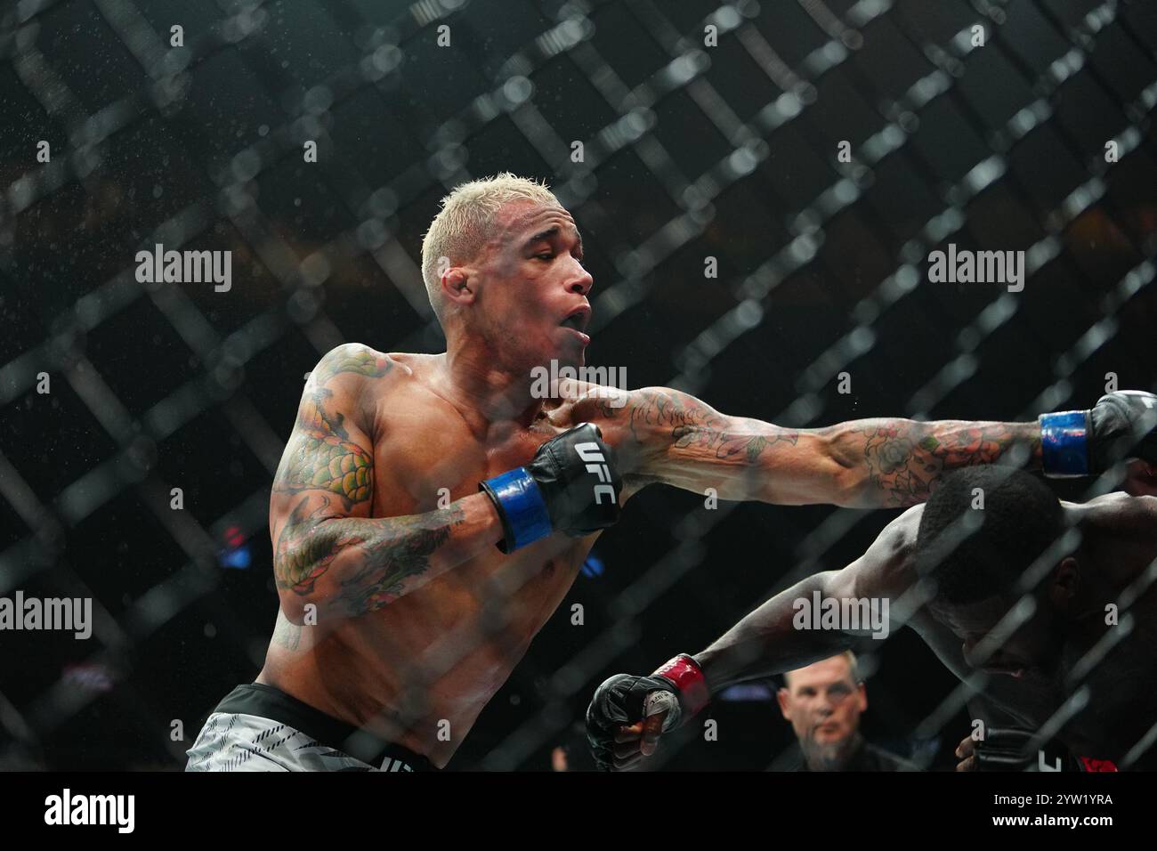 LAS VEGAS, NV -DECEMBER 7:Randy Brown and Bryan Battle meet in the ...