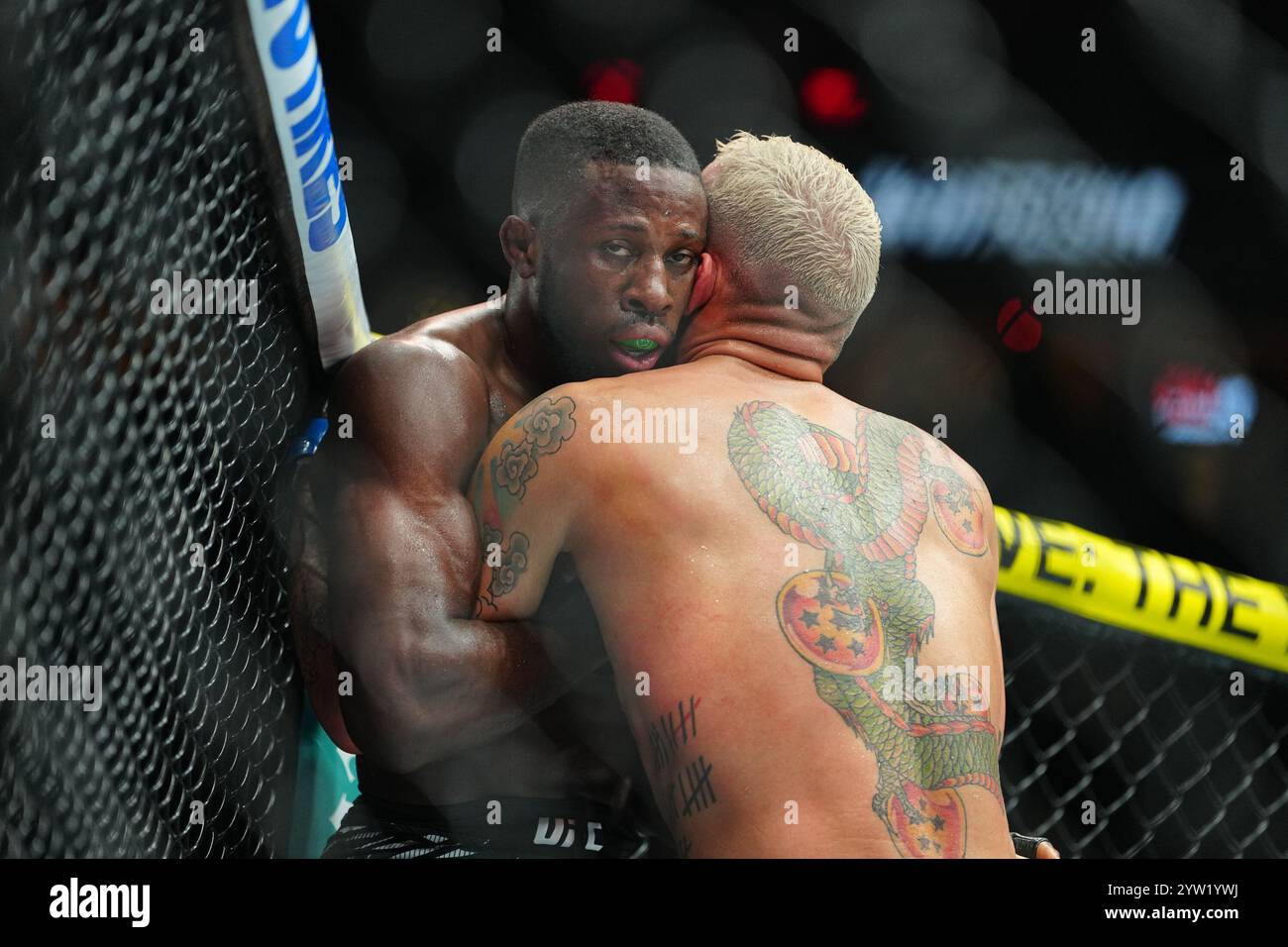 LAS VEGAS, NV -DECEMBER 7:Randy Brown and Bryan Battle meet in the ...