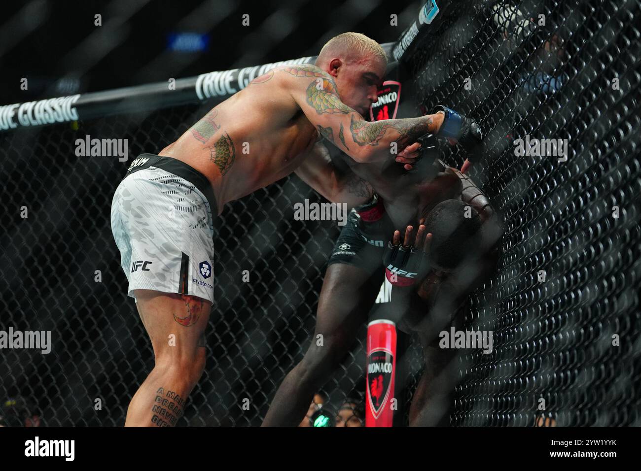 LAS VEGAS, NV -DECEMBER 7:Randy Brown and Bryan Battle meet in the ...