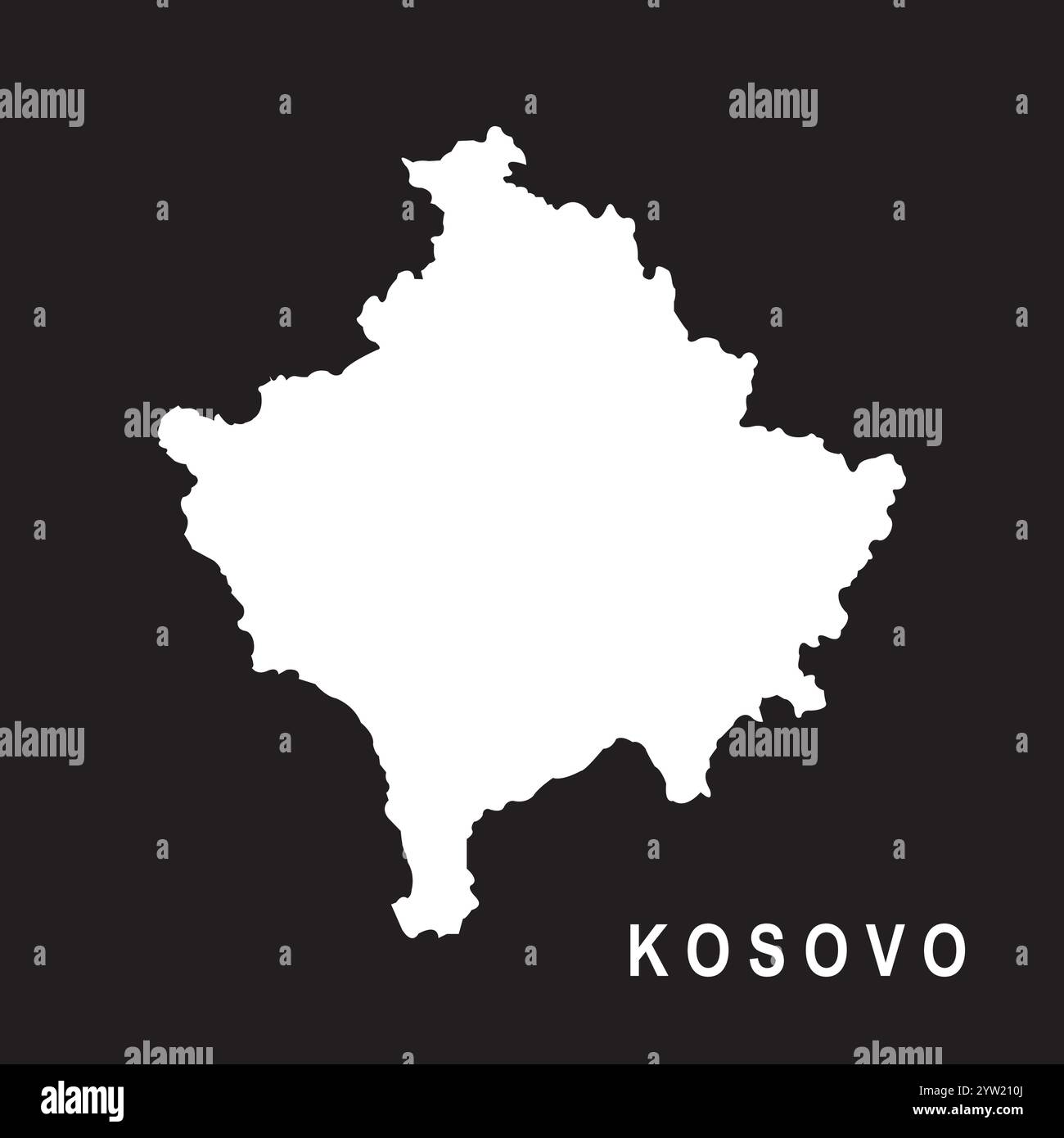 map of kosovo icon vector illustration design Stock Vector Image & Art ...