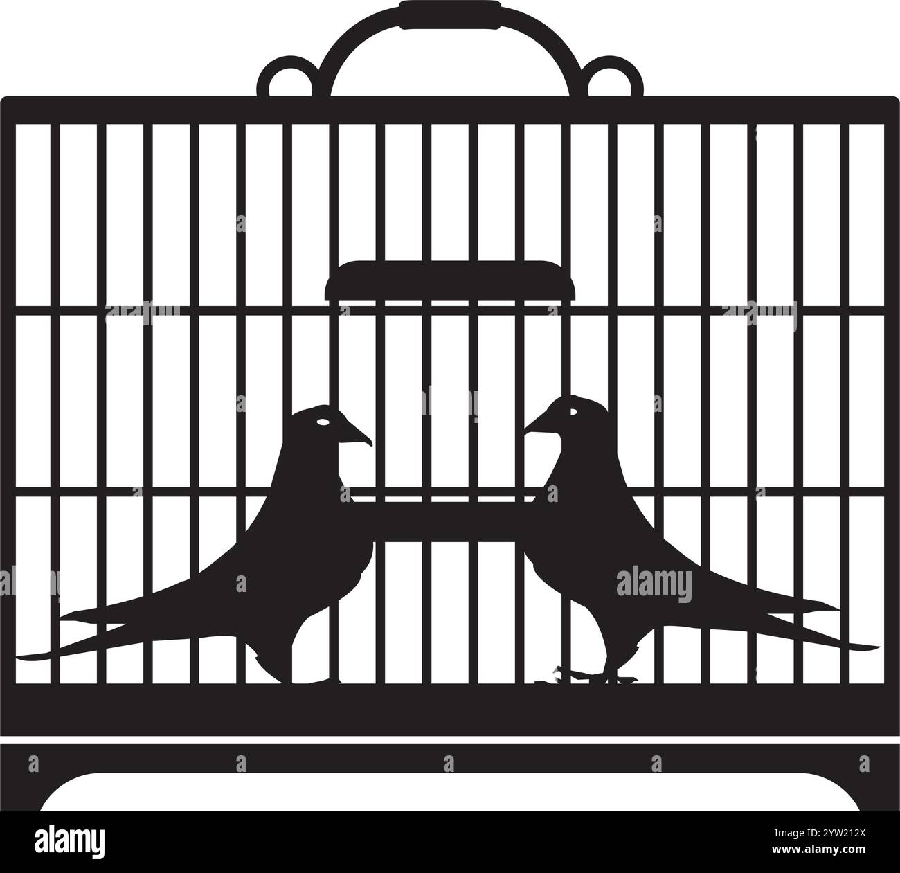 Abstract bird home illustration hi-res stock photography and images - Alamy