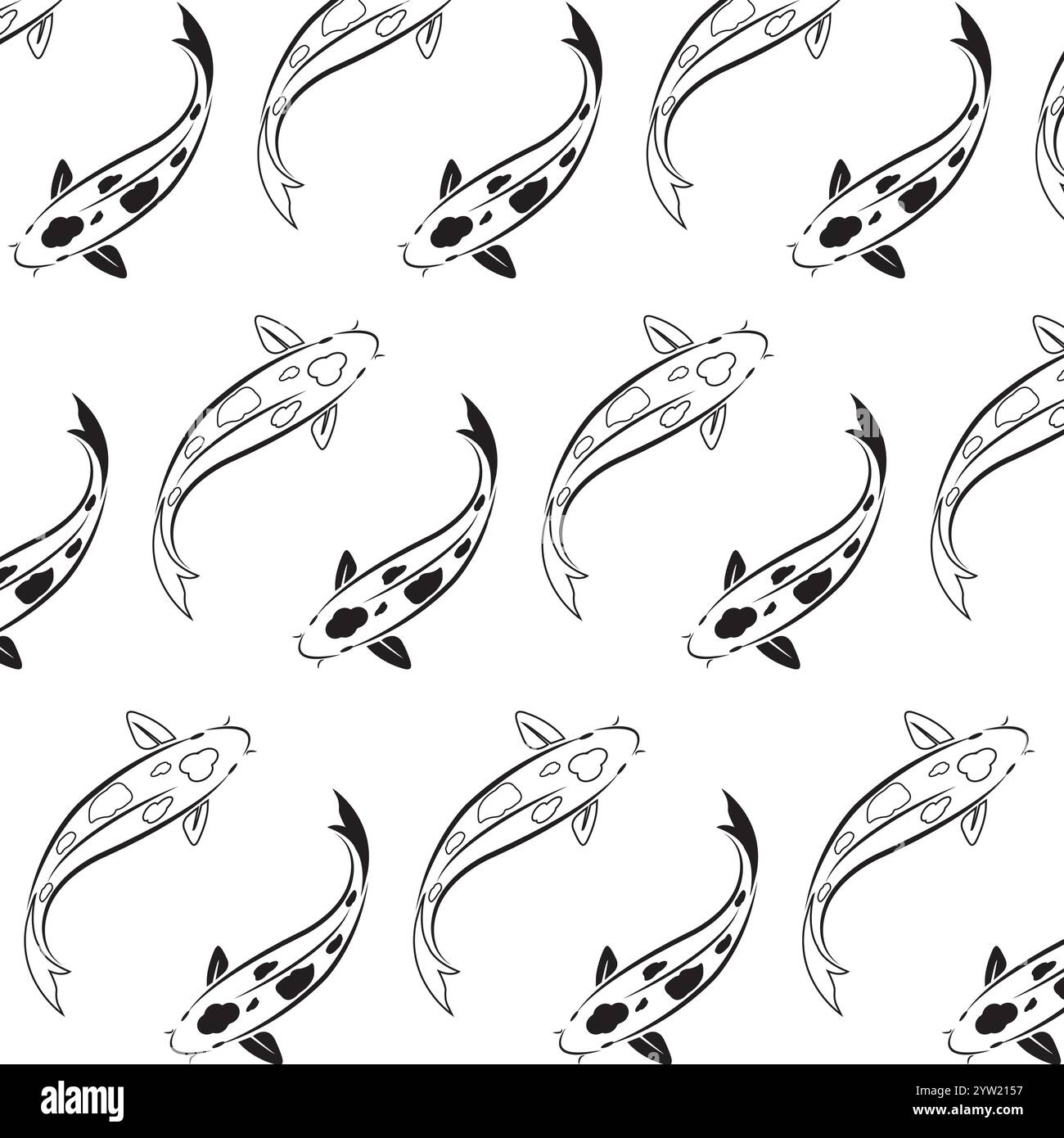 koi fish background vector illustration design Stock Vector Image & Art ...