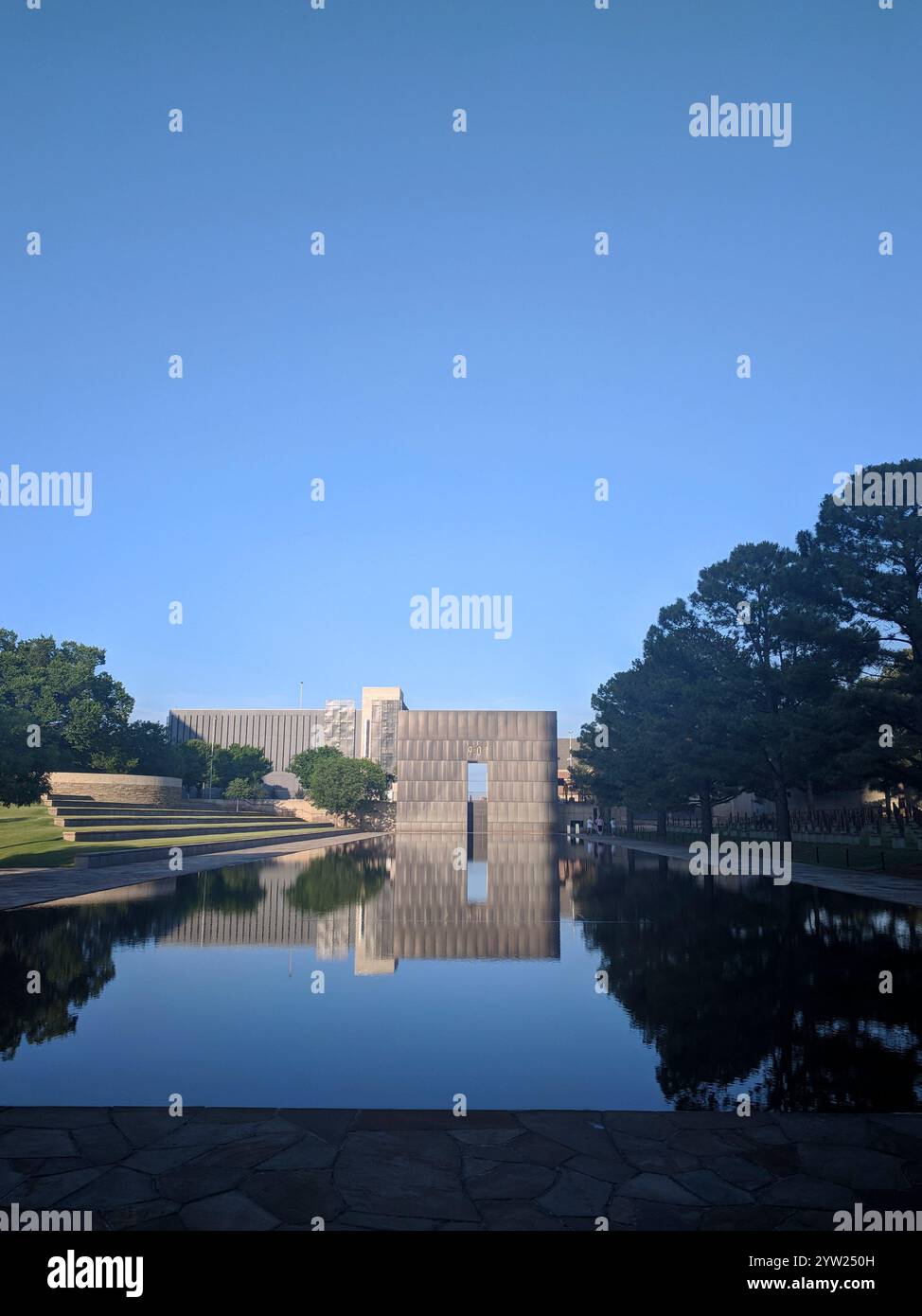 The grounds of the Oklahoma City National Memorial and Museum are ...