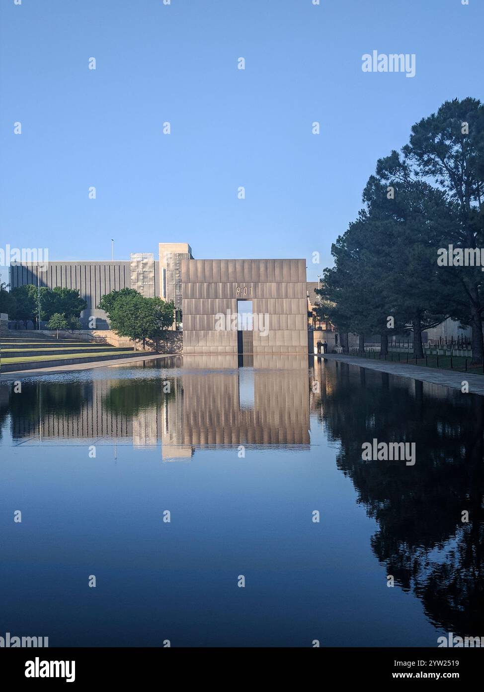 The grounds of the Oklahoma City National Memorial and Museum are ...