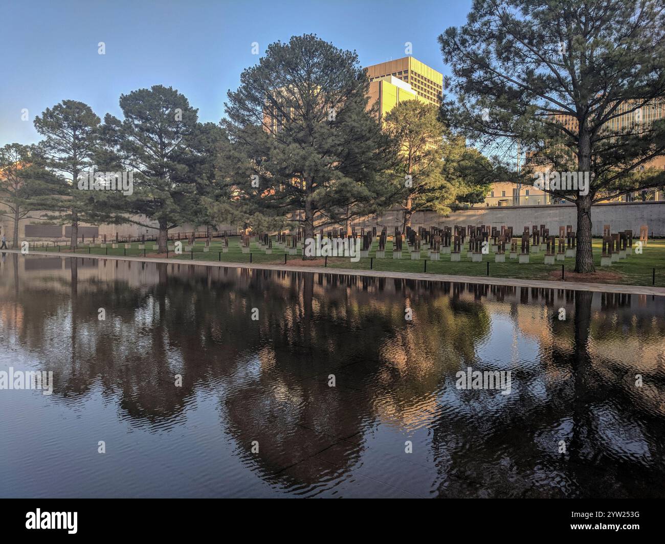 The grounds of the Oklahoma City National Memorial and Museum are ...