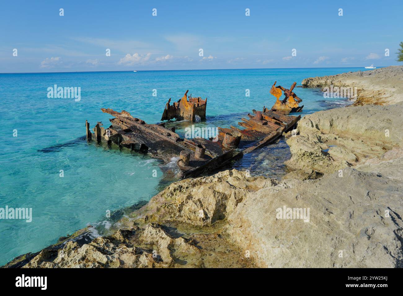 Along the Queen's Highway in Alice Town, Bimini in the Bahamas - famous ...