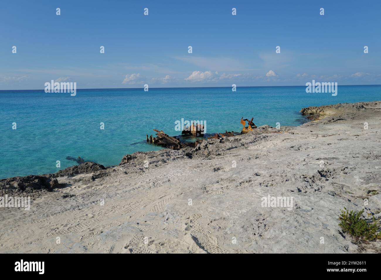 Along the Queen's Highway in Alice Town, Bimini in the Bahamas - famous ...