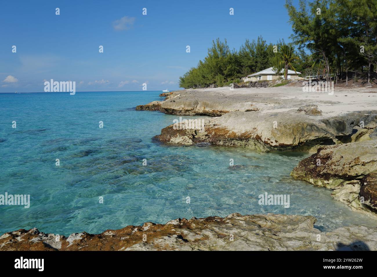 Along the Queen's Highway in Alice Town, Bimini in the Bahamas - famous ...