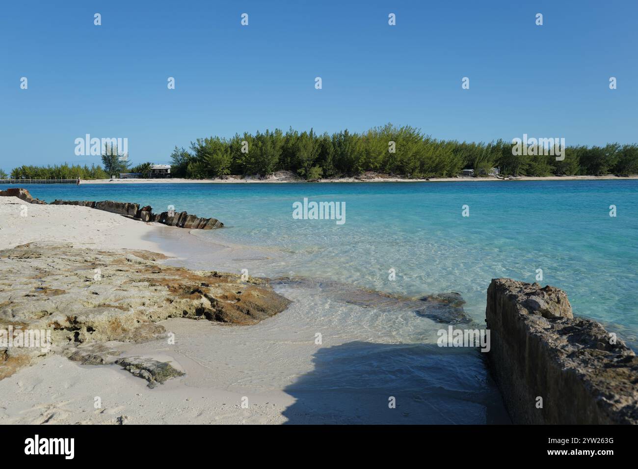 Along the Queen's Highway in Alice Town, Bimini in the Bahamas - famous ...