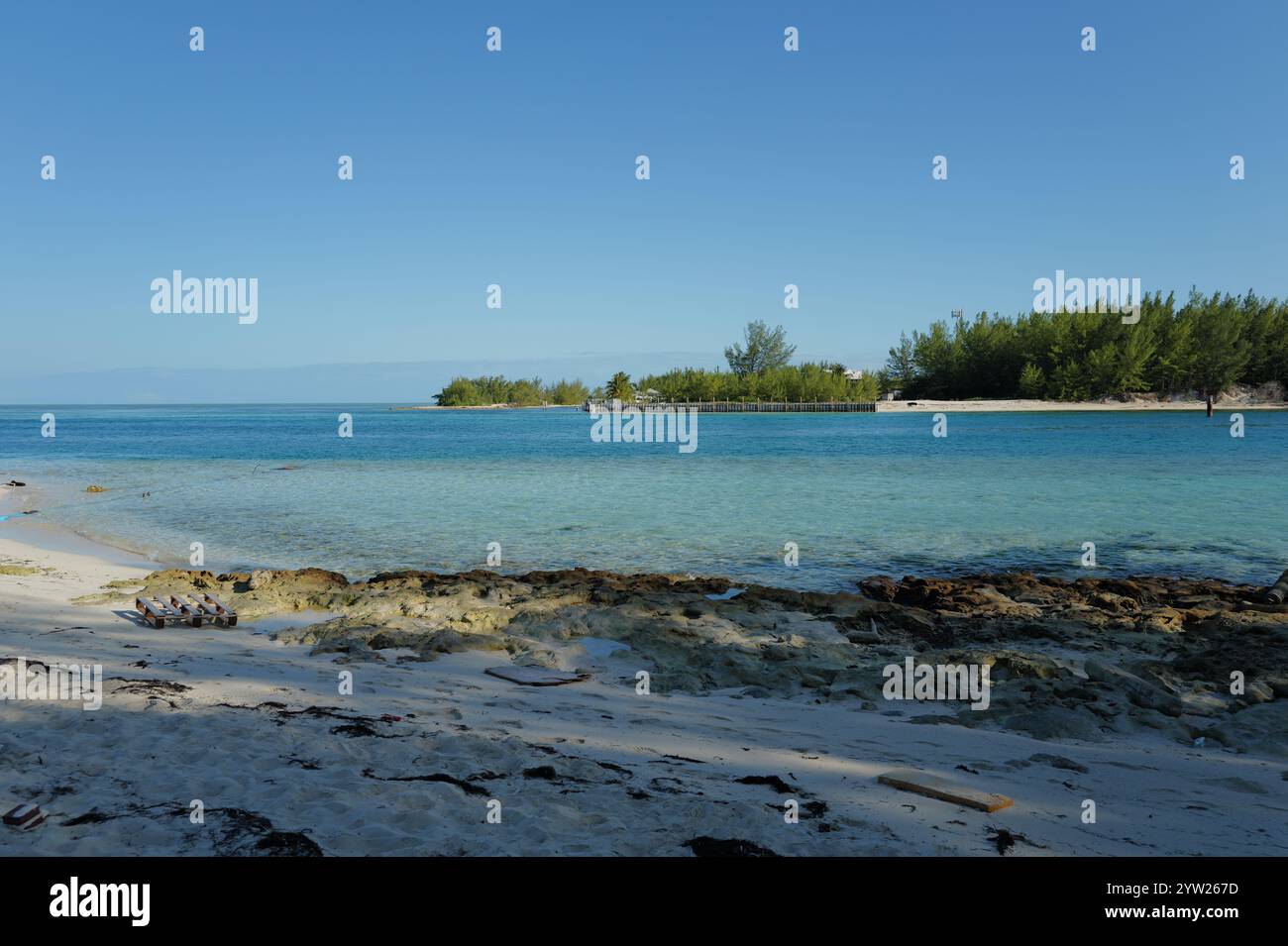 Along the Queen's Highway in Alice Town, Bimini in the Bahamas - famous ...