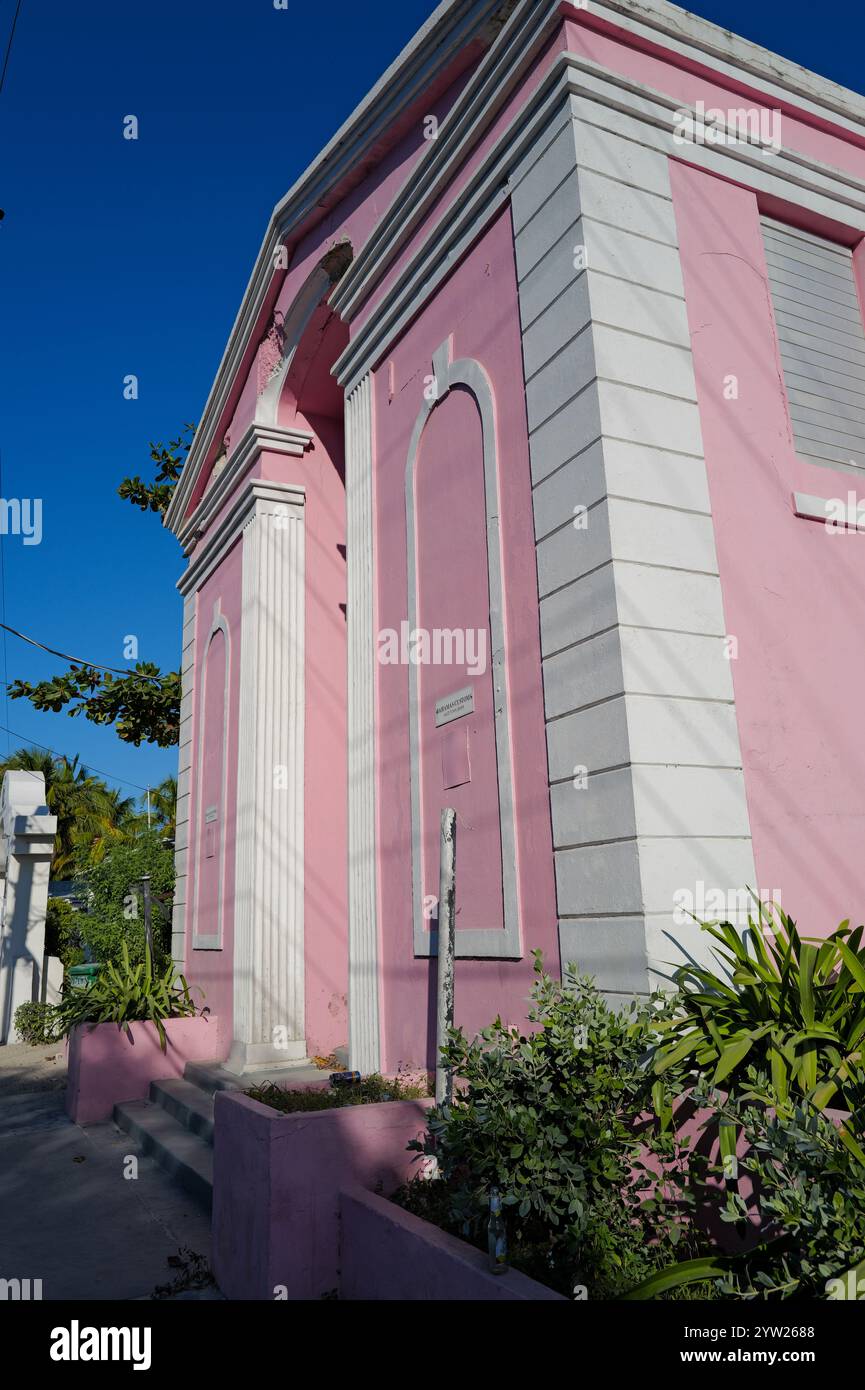 Along the Queen's Highway in Alice Town, Bimini in the Bahamas - famous ...