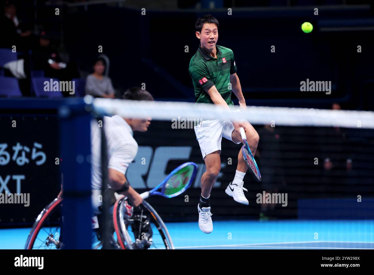 Ariake Coliseum, Tokyo, Japan. 8th Dec, 2024. (L-R) Shingo Kunieda, Kei ...