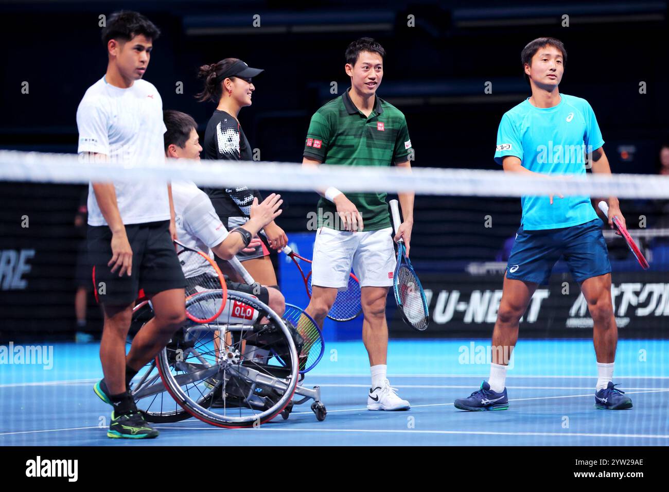 Ariake Coliseum, Tokyo, Japan. 8th Dec, 2024. (L-R) Kaichi Uchida ...