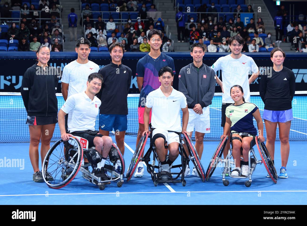 Ariake Coliseum, Tokyo, Japan. 8th Dec, 2024. (Front L-R) Shingo ...