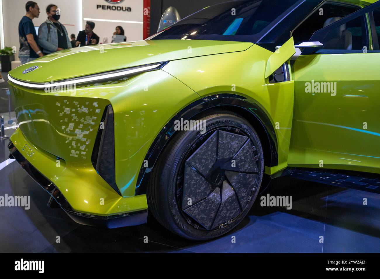 Kuala Lumpur, Malaysia - Dec 8,2024 : Perodua eMO-II EV Concept ...