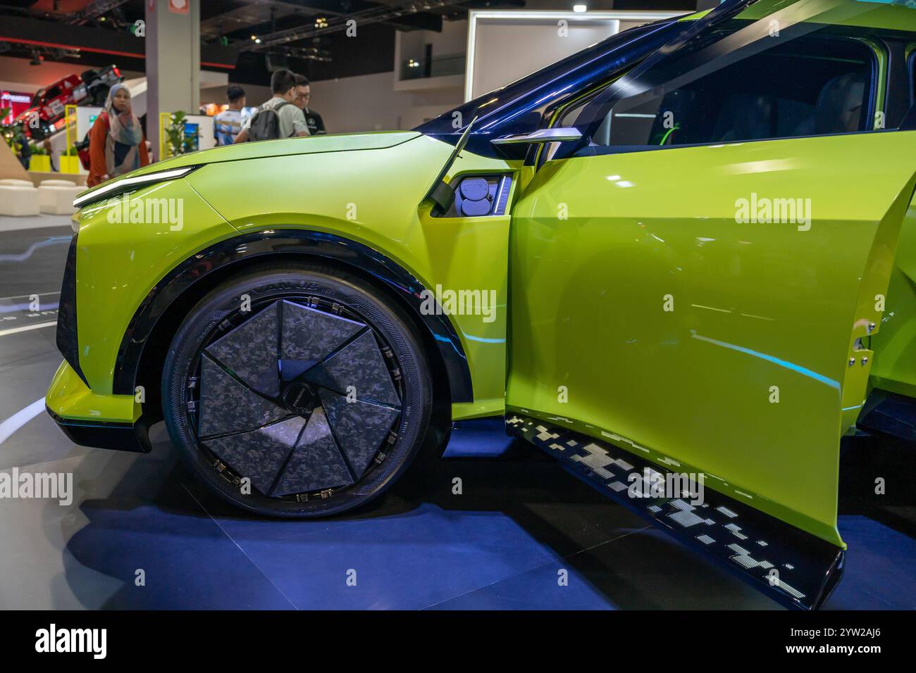 Kuala Lumpur, Malaysia - Dec 8,2024 : Perodua eMO-II EV Concept ...