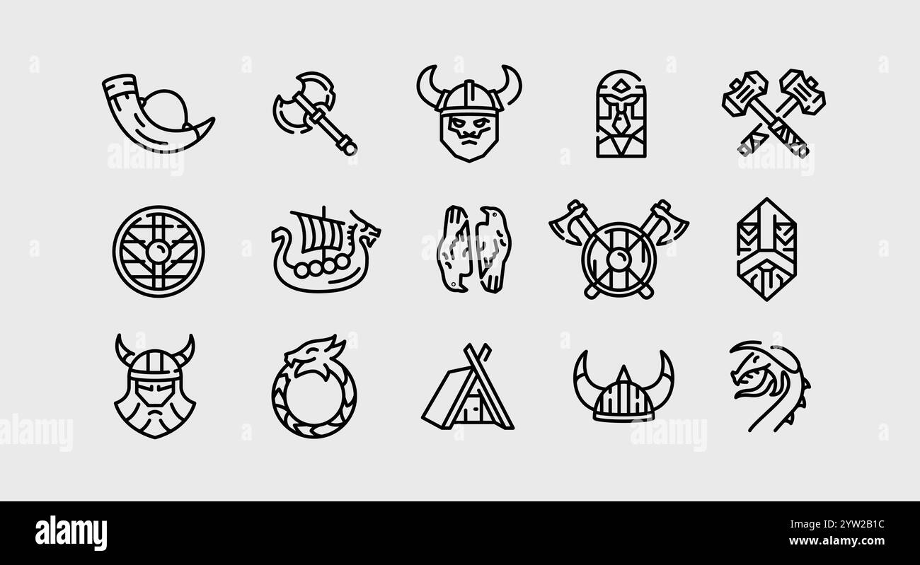 Viking archaeology Stock Vector Images - Alamy