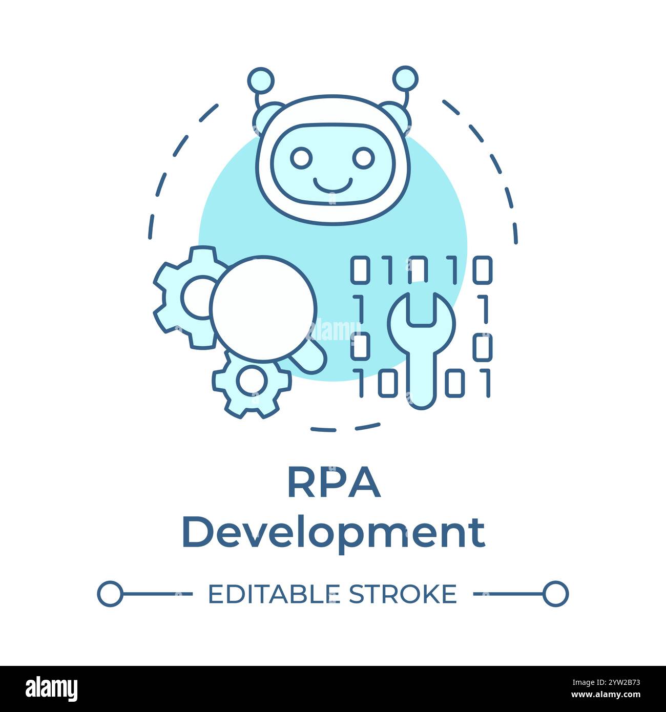 Teal development Stock Vector Images - Alamy