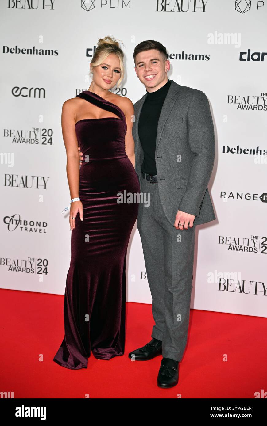 Kathryn Newton and George Baggs attends The Beauty Awards 2024 at City ...
