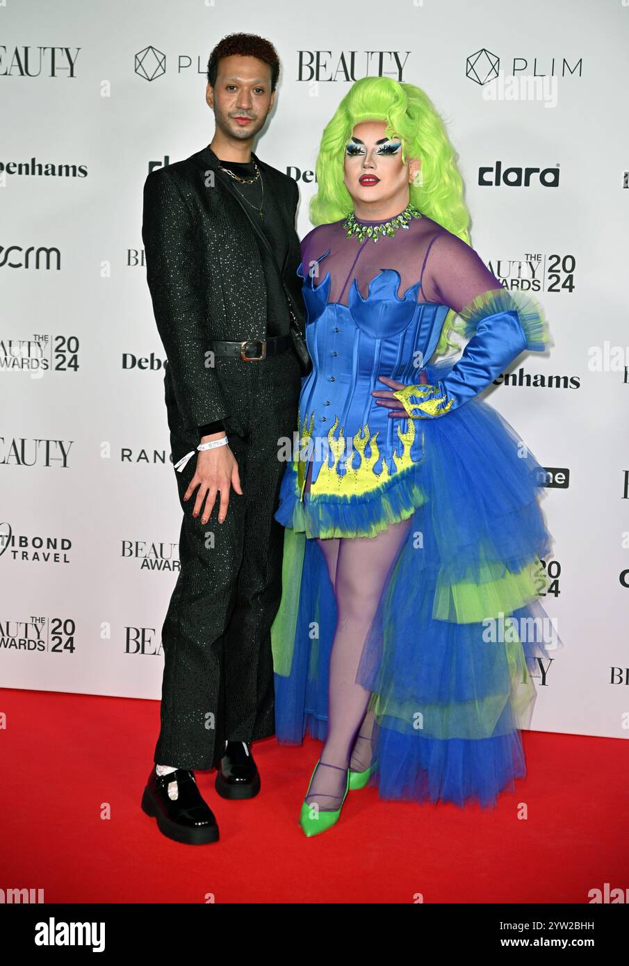 Tia Kofi and Lawrence Chaney attends The Beauty Awards 2024 at City ...