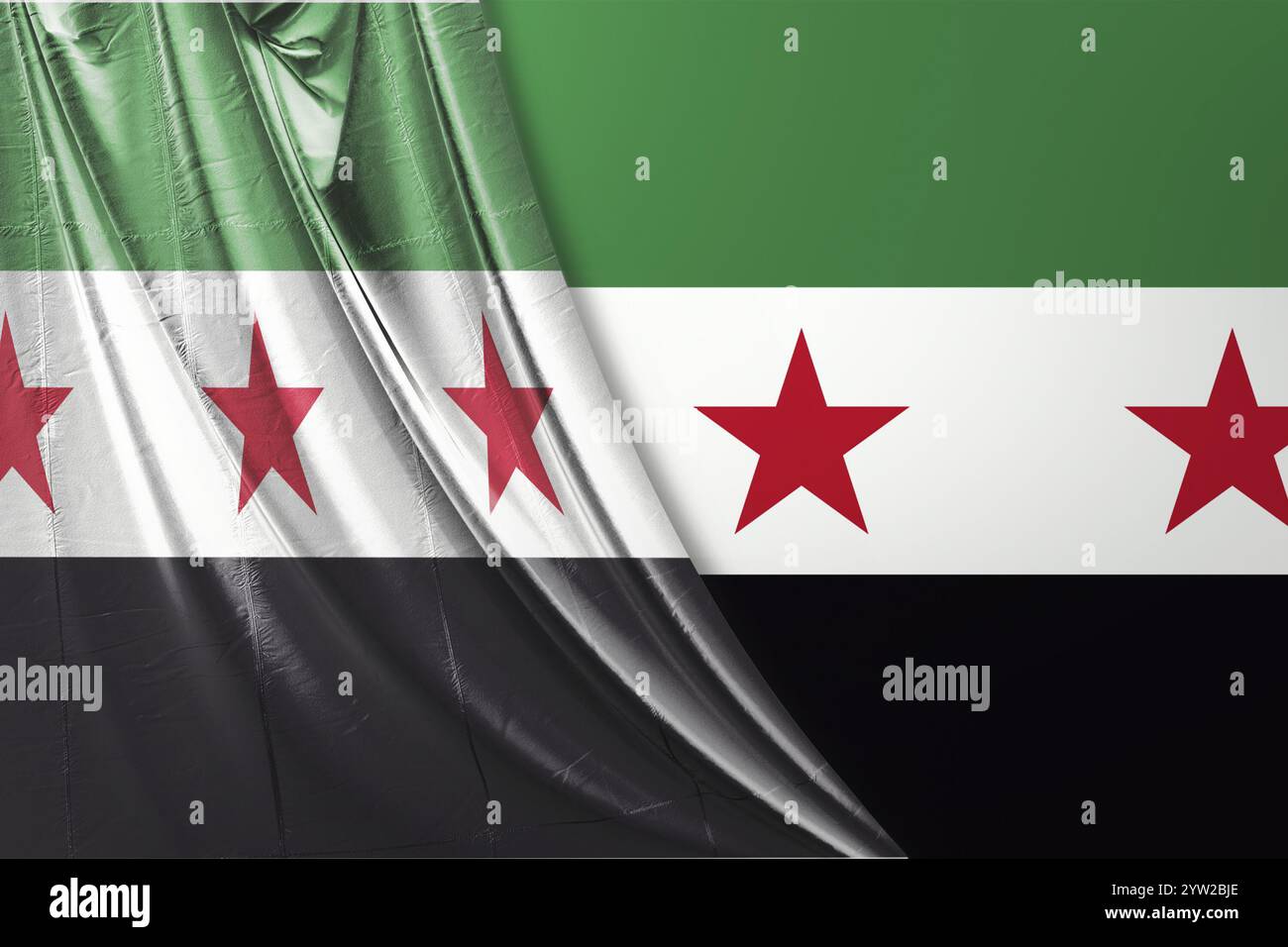 old Flag of the Syrian, revolution Stock Photo - Alamy
