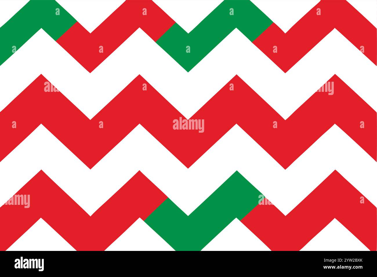 Christmas chevron seamless pattern on white background. vector ...