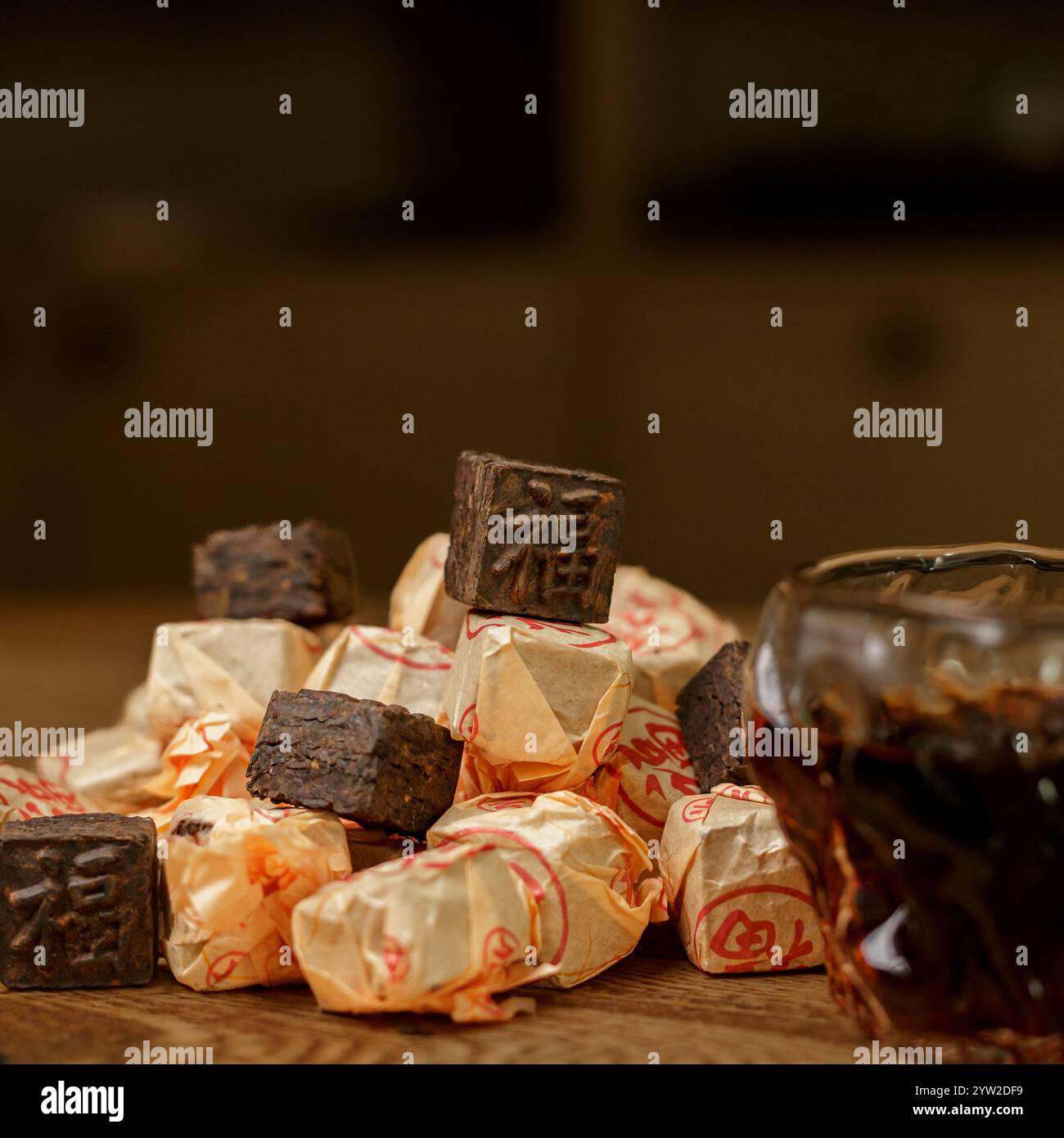 A charming mix of traditional candies and a refreshing drink, perfect ...