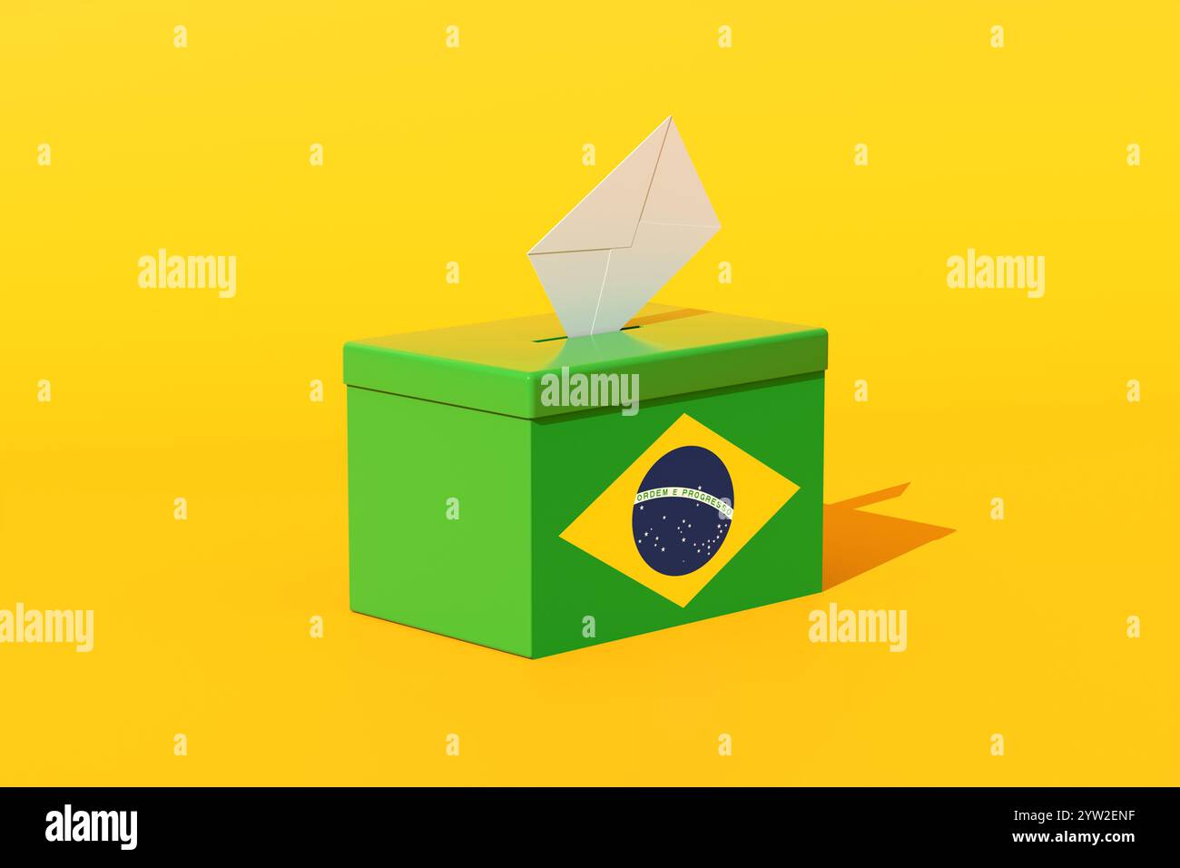 Minimal brazil flag hi-res stock photography and images - Alamy