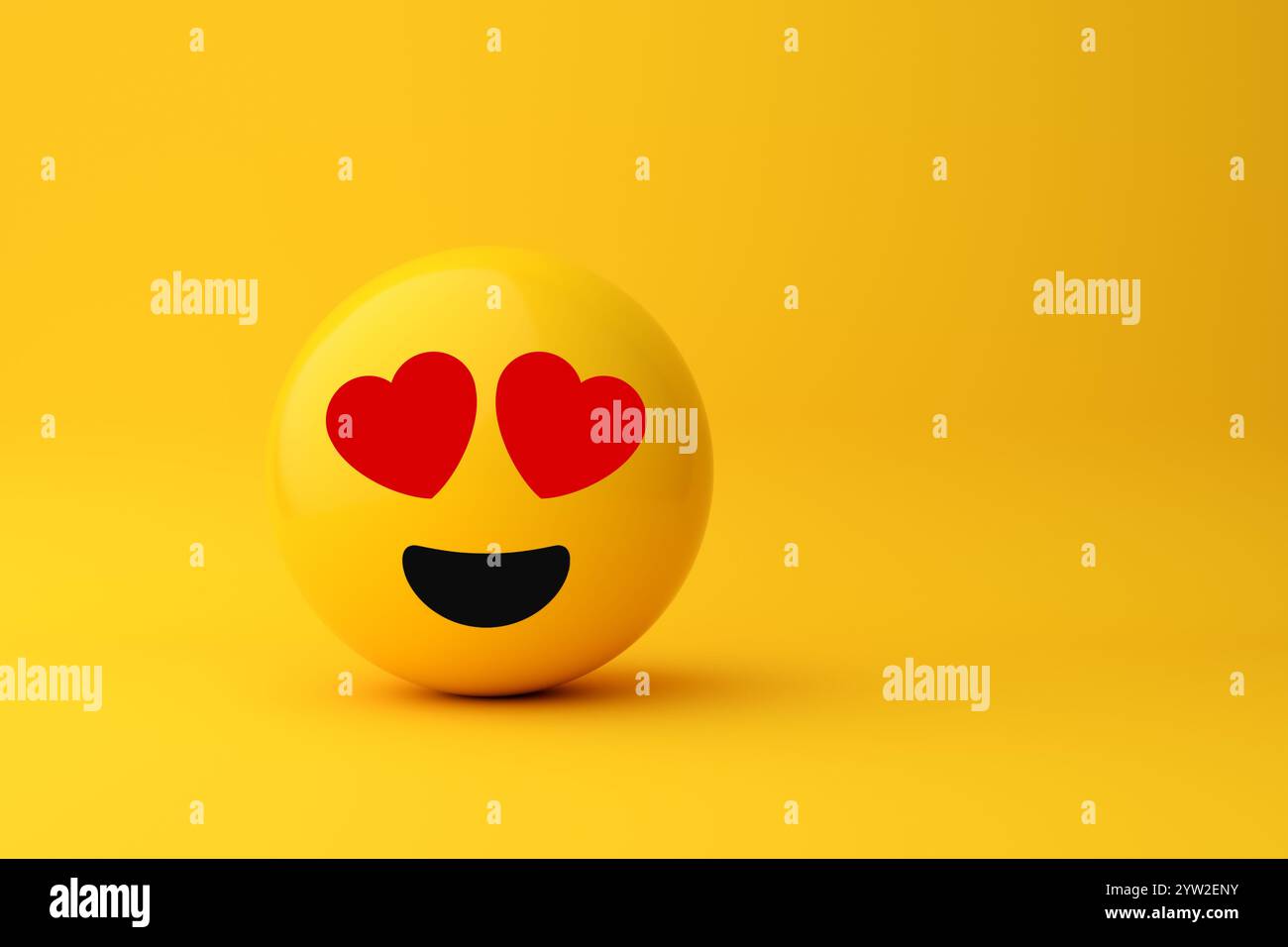 Social media 3d background falling smile emoji hi-res stock photography ...