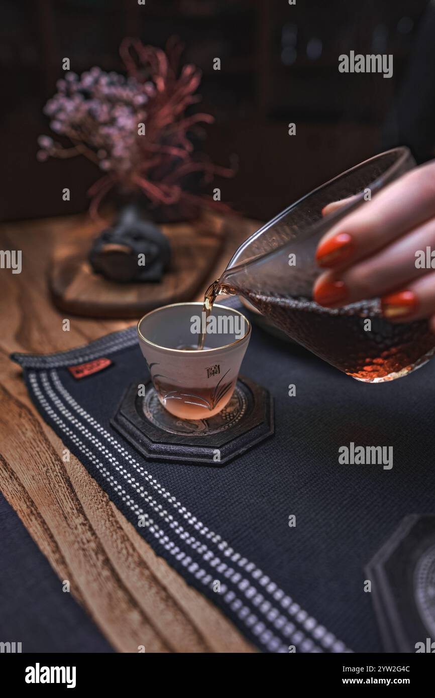 Discover the wonderful art of tea brewing using an elegant setup while ...