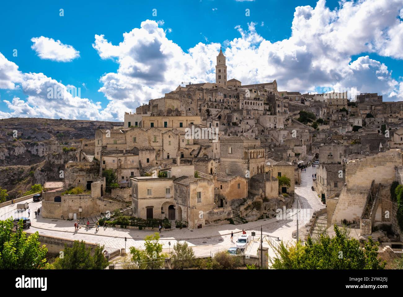 Nestled in the hills, Matera Italy reveals its stunning stone buildings ...