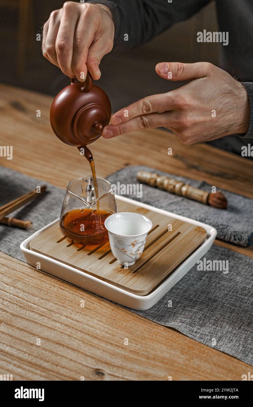 A peaceful and calming tea ceremony that beautifully showcases the ...