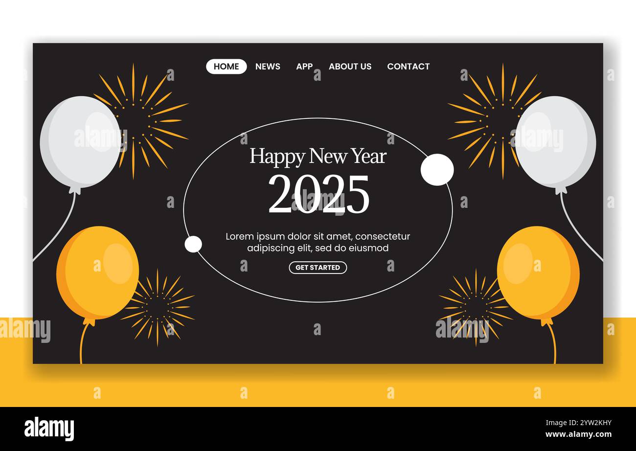 2025 calendar page Stock Vector Images - Alamy
